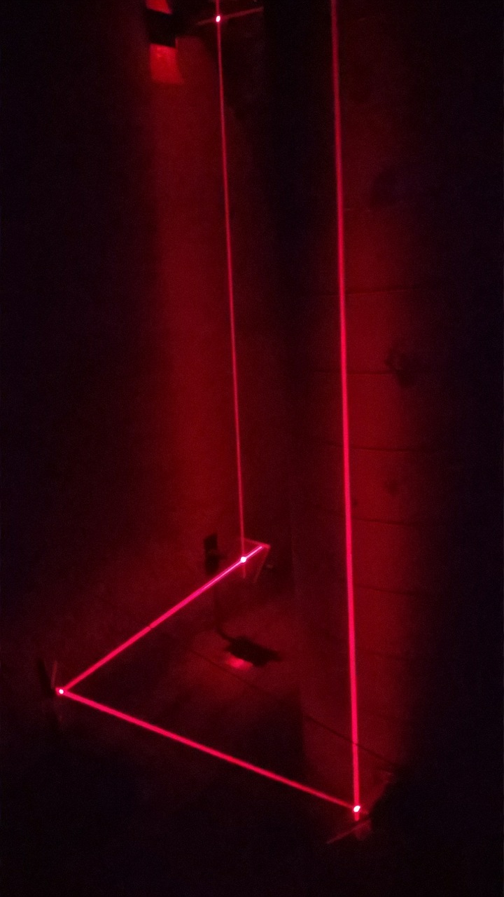 Red laser installation in Berlin – The Lighting Tips